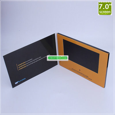 Factory custom 7 inch LCD touch screen video brochure/digital video card/video christmas greeting card