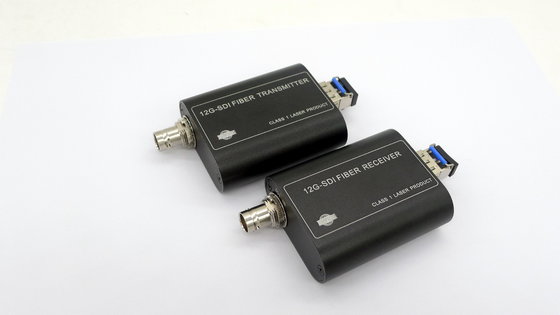 Single channel 12G-SDI to fiber converter-1 channel 12g-sdi over fiber optic Extender- Supports 4K UHD video 4K 60hz.