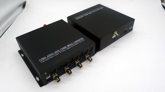 4 channel 3G/HD-SDI over fiber optic Extender or 2 ch Bidi  3G-SDI to fiber converter ST/SC Single mode single fiber