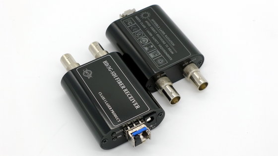 HD-SDI to fiber converter-LC single mode single fiber-1080P SD/HD/SDI over Optical Fiber Transmitter and Receiver Set
