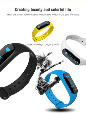 Health Smart Waterproof Fitness Tracker Bracelet Watch Support Remote Control Camera