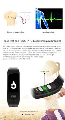 Fashion Wearable Fitness Tracker Bracelet , Smart Watch Fitness Activity Wristband
