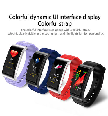Smart Fitness Activity Tracker Wristband For Heart Rate And Blood Pressure Monitoring