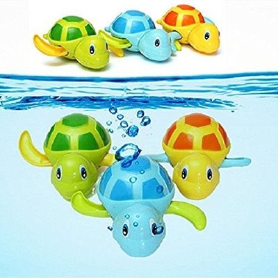 Lovely Plastic Baby Toys Swimming Turtle , Little Kids Education Playing Toy