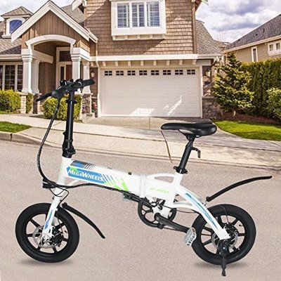 Foldable Battery Operated Smart Electric Bike With 14 Inch Tyre And LED Display