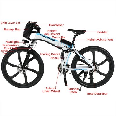 High Speed Battery Powered Bicycles With Brushless Motor For Commuting On Roads