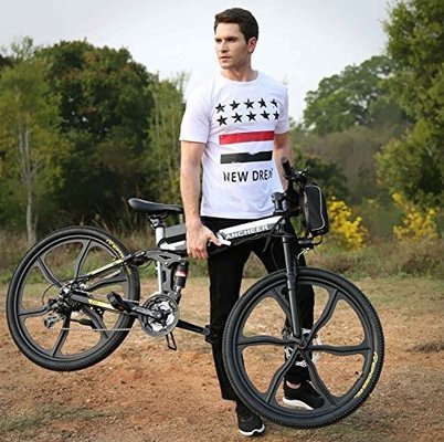 Professional Battery Powered Bicycles Foldable Electric Powered Mountain Bike