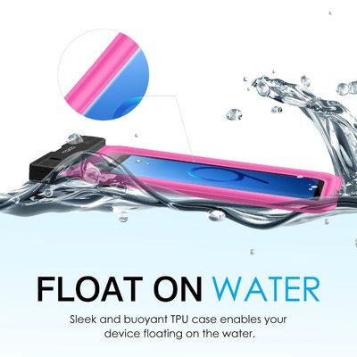 Colorful Universal Cell Phone Water Pouch , Waterproof Floating Phone Bag