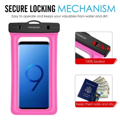Full Protection Floatable Waterproof Phone Case Dry Bag With Detachable Lanyard
