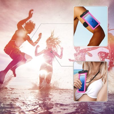 Transparent Universal Waterproof Phone Bag Case For Kayaking / Swimming / Beach