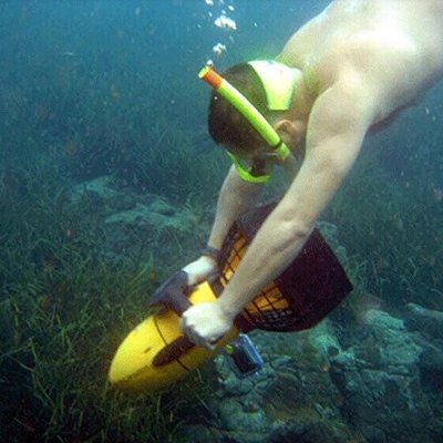 Multi Color Hand Held Electric Powered Sea Scooter With 300W DC Electric Motor