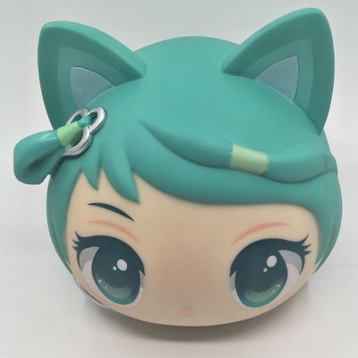 Durable Plastic Money Bank Toys Lovely Girl Shaped  For Children's Gift