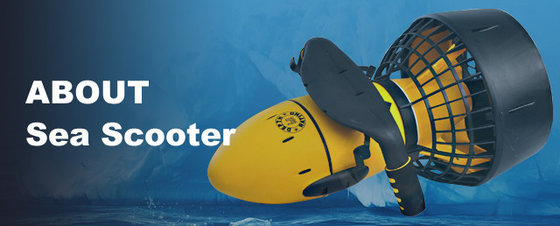 Handheld Water Propeller Undersea Scooter With 24volt Lead Acid Battery Powered