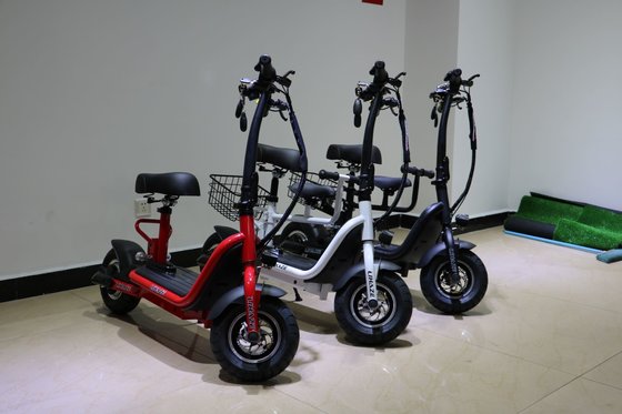 350W 48V 10 Inch XHL Mini Portable Electric Bike Sooter Bicycle Comfortable Structure