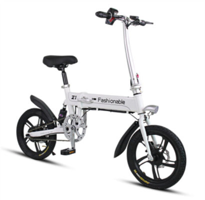 Durable Folding Electric Bike 16 Inch Max Loading 120KG LCD Screen With USB Port