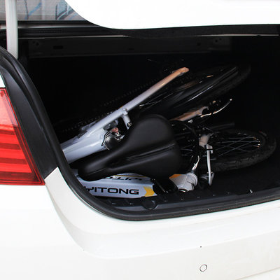 Aluminum Alloy Material Lightweight Folding Bike , Folding Electric Bicycle Disc Brake