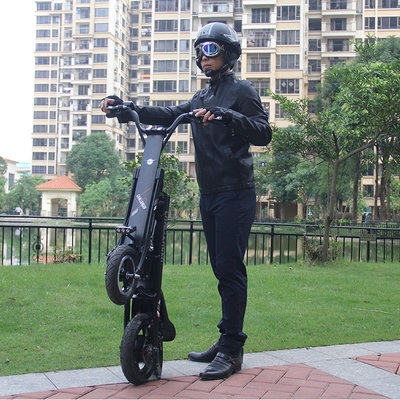 Cool Folding Electric Bike Patented Product Lithium Battery 40km Distance