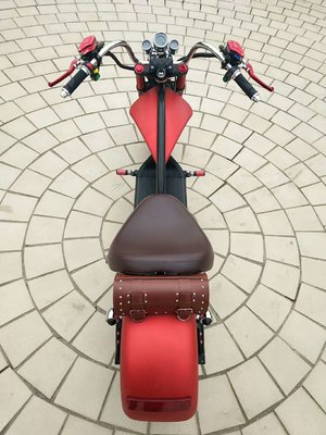 1500W 60V Electric City Bike High Carbon Steel Motorcycle 50km/h Speed Handleber Acceleration