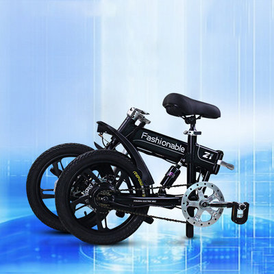 Aluminium Alloy Material Folding Electric Bike YT 16 Inch Z1 High Speed Brushless Motor