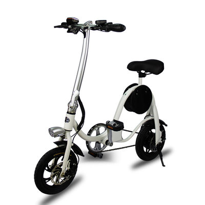 Disc Brake Fold Up Electric Bike Aluminum 6061 Body Material S1 Stem Folding
