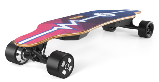 36 V 900 W Dual hub motor longboard electric 4 - wheel skateboard