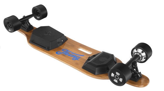 36 V 900 W Dual hub motor longboard electric 4 - wheel skateboard
