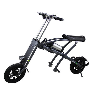 Rear Wheel Drive Electric Folding Bike Lightweight 12 Inch 36V Lithium Battery