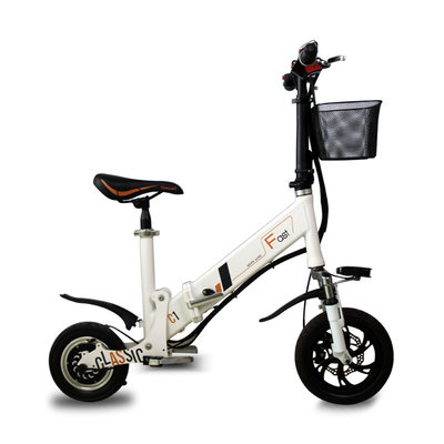 DC36V Controller Folding Electric Bike 12 Inches Wheels LCD Screen Meter For Ladies