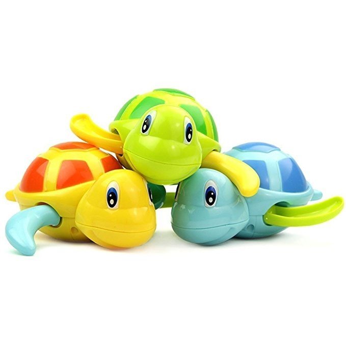 Cute Swimming Turtle Plastic Baby Toys fo Little Boys Girls Bathing No Smell