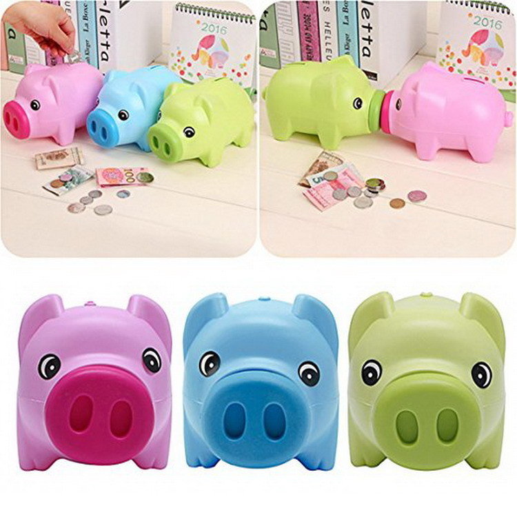 PVC Coin Bank Plastic Money Bank for kids' Gift , Eco - Friendly  Money Saving Box