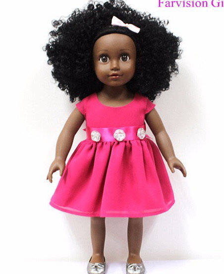18 inche African American Afro Fashion dolls