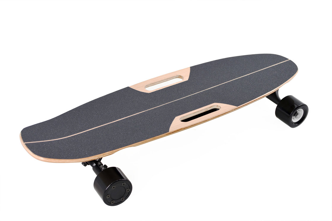 Electric 4 Wheels Kick Skateboard 4.4AH 700W Removable Battery 3 Hours Charging Time