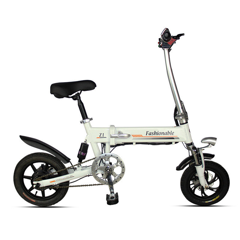 14 Inch 250 Watt Folding Electric Bike Ordinary Road 20-30km Riding Mode