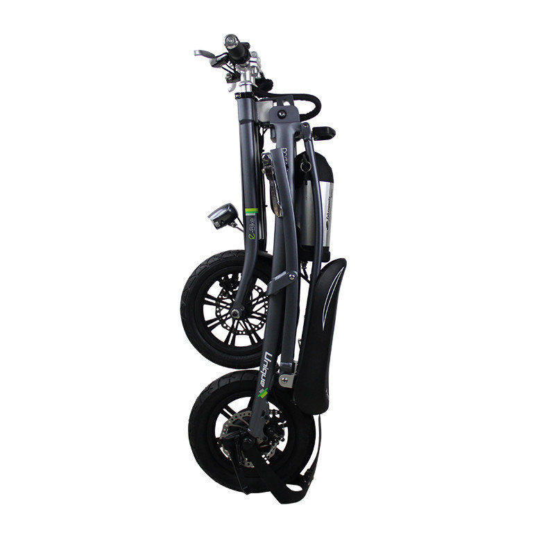 Rear Wheel Drive Electric Folding Bike Lightweight 12 Inch 36V Lithium Battery