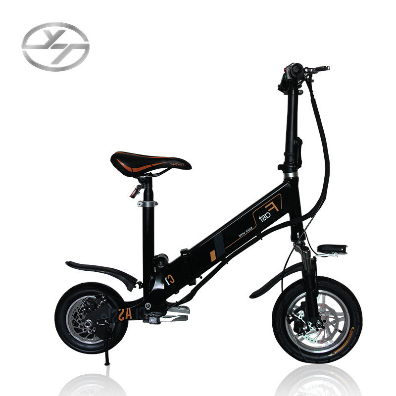 Aluminium Alloy Body Folding Electric Mountain Bike 12'' 7.8AH Lithium Battery