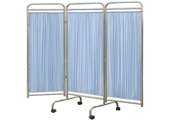 Antibacterial Folding Medical Privacy Screens Good Ventilation Custom Design
