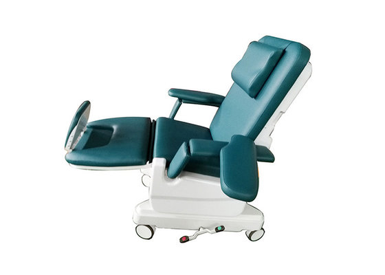 Comfort Electric Dialysis Recliner Chairs Adjustable Seat Height With Footrest Arm Board