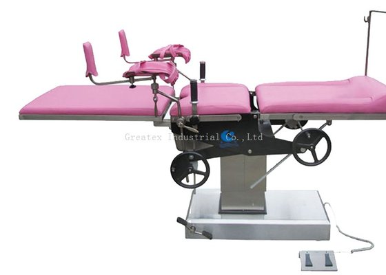 Manual Hydraulic Operation Theatre Bed , Gynecological Surgical Operation Table
