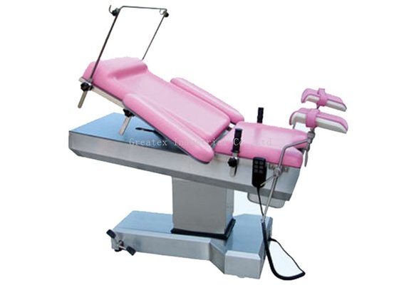 Flexible Operation Theatre Table Pink Color AC 220V 50Hz 135kg Safe Working Load