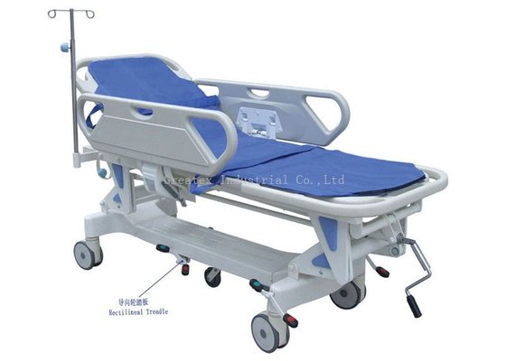 2 Functions Patient Transfer Stretcher Easy Cleaning Back Section Adjustable