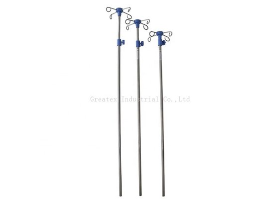 Retractable Hospital Ward Furniture Saline Infusion Stand 50kg Safety Load