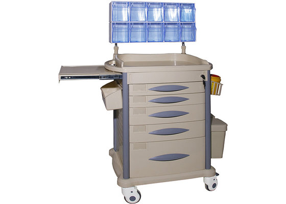 ABS Plastic Medical Trolley , Medical Anesthesia Trolley For Hospital / Clinic