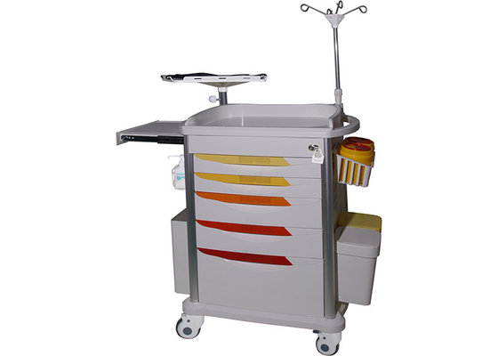 Bright Rainbow Color Emergency Crash Trolley Hidden Adjustable Oxygen Cylinder Holder