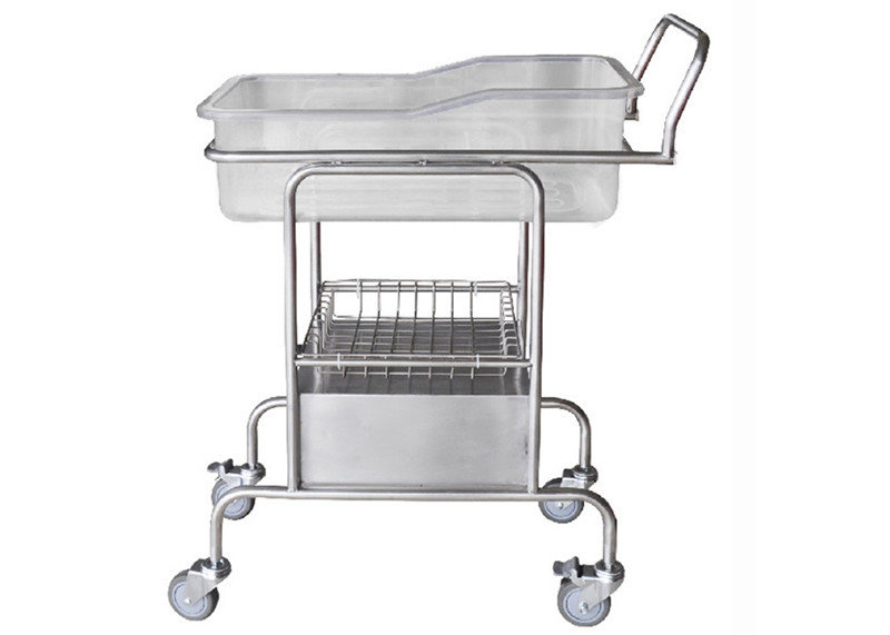 Health Care Paediatric Hospital Bed Stainless Steel Frame 850*500*980mm