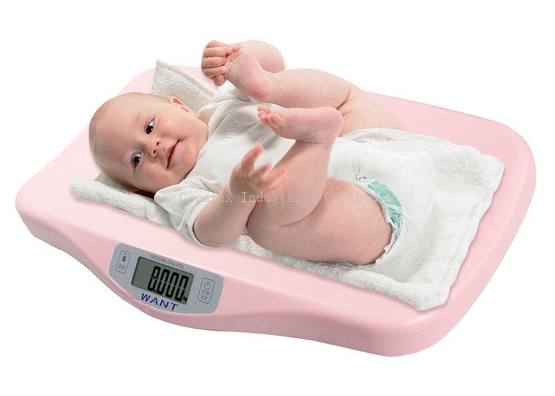 20kg Load Capacity Electronic Baby Weighing Scale Digital Customized Logo Avaible