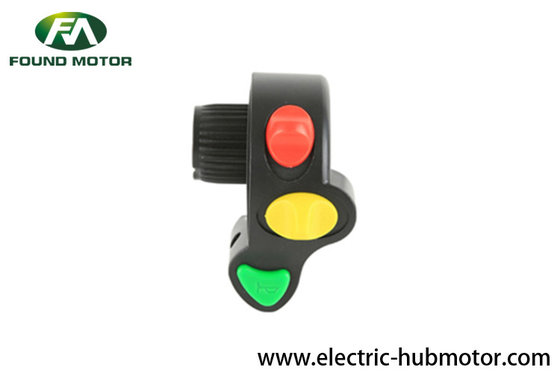 Electric bike accessories switch with right and left turn signals for electric bike