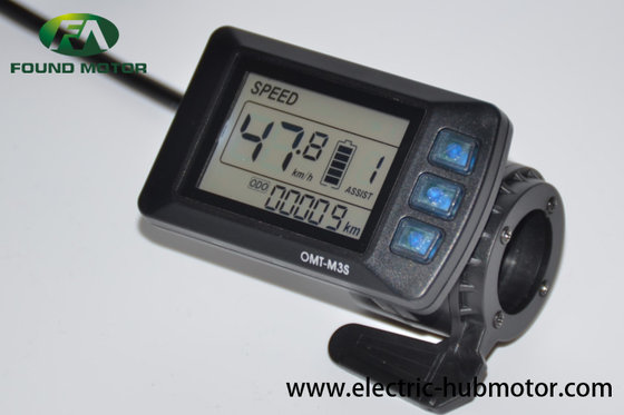 M3 / M3S Electric Bike Accessories LCD Display For Speed / PAS Level / Battery Level