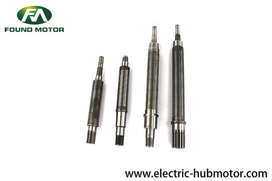 Switched reluctance motor with gearbox and rear axle.