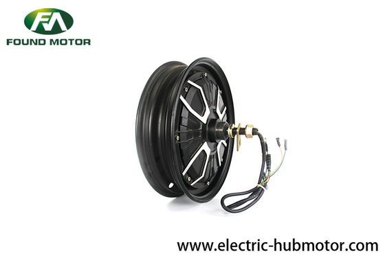 10'' 72V 800W high speed and big power custom hub motor for electric motorcycle motor