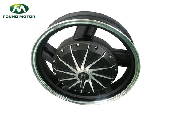 17'' 72V 1000W big power high speed dc brushless gearless custom hub motor for electric motorcycle